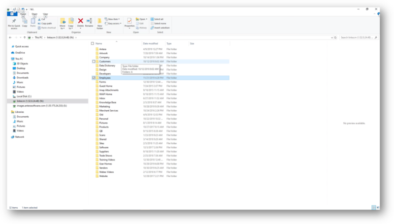 Virtual File Share - Antera Software USA