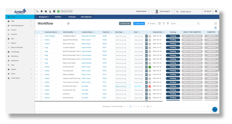Advanced Workflow - Antera Software USA